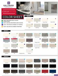 2024 CORIAN SOLID SURFACE COLOR SHEET